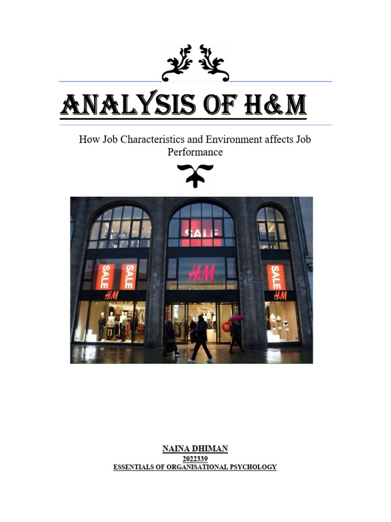 H&M Job Performance Analysis: Impact Factors | PDF | Employee Retention ...