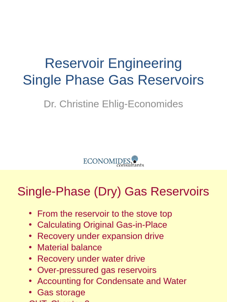07 Dry Gas Reservoir Engineering Under Water Drive | PDF
