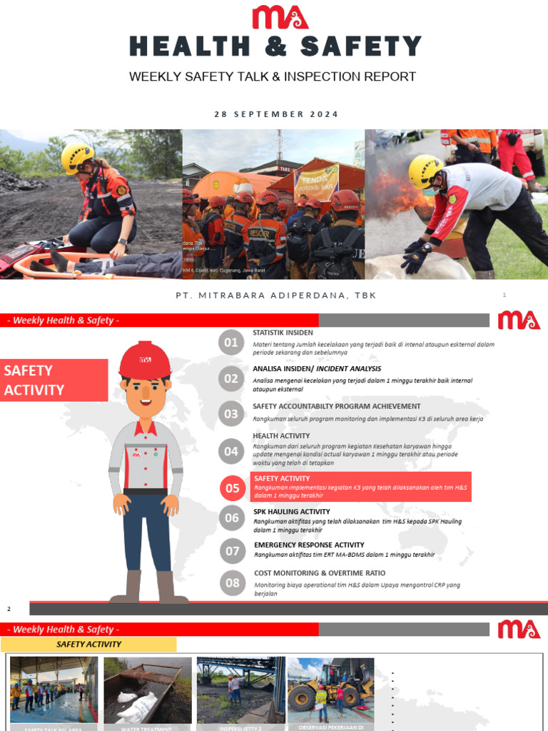 LAPORAN Safety Talk MTC | PDF