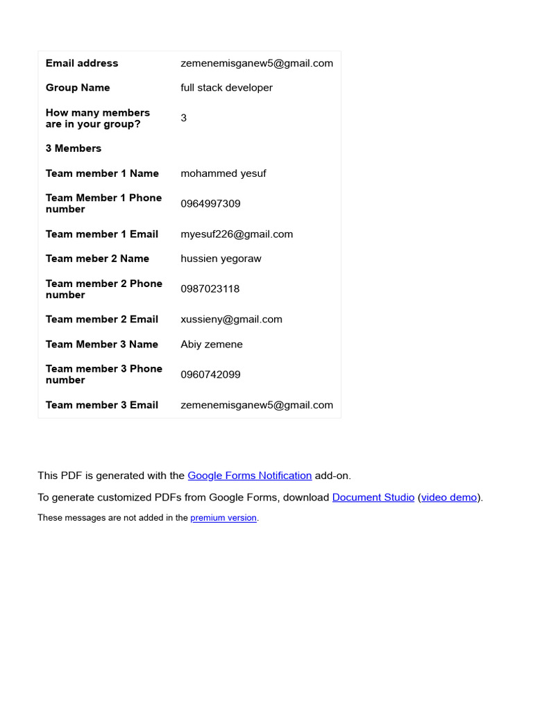 Hult Prize Group Registration 5 | PDF