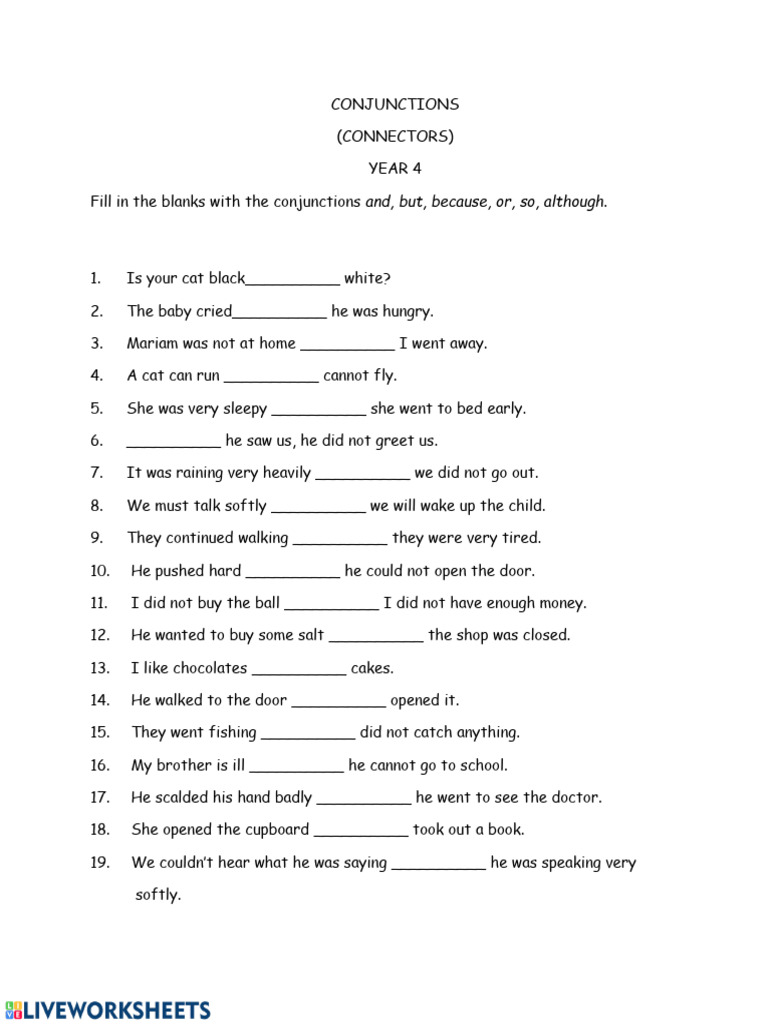 CONNECTIVES. EXam | PDF