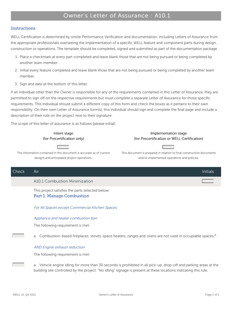 WELL v2, Q4 2021-LOA-Owner | PDF | Technology & Engineering