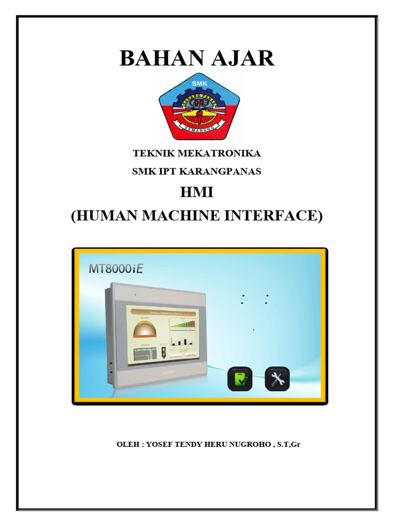 Bahan Ajar Hmi | PDF | Programmable Logic Controller | User Interface