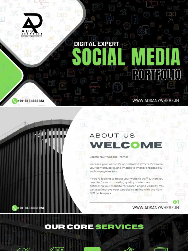 Ads Anywhere Social Media Portfolio - 11zon | PDF