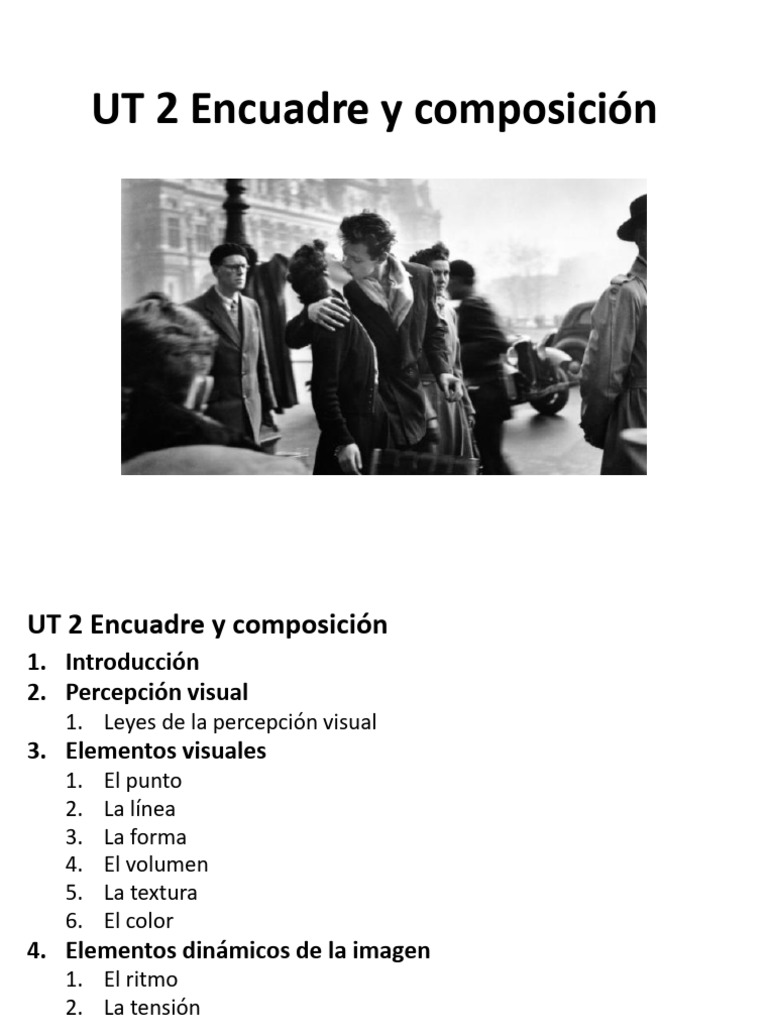 UT2 - Encuadre y Composición | PDF