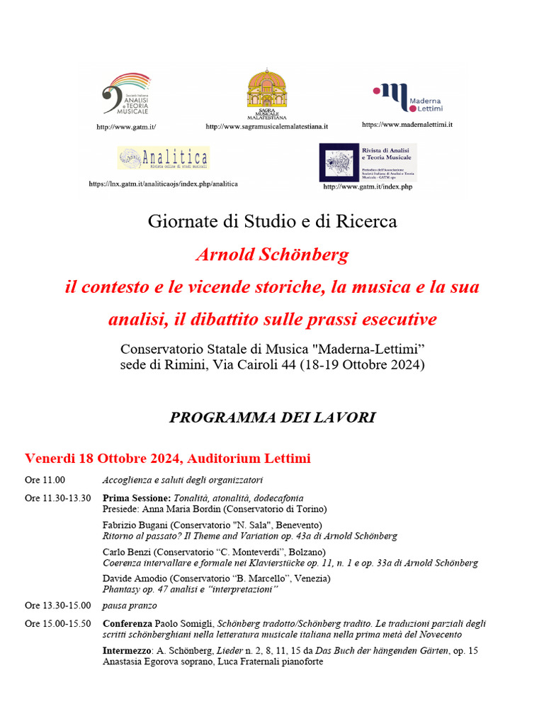 PROGRAMMA RImini 2024 | PDF