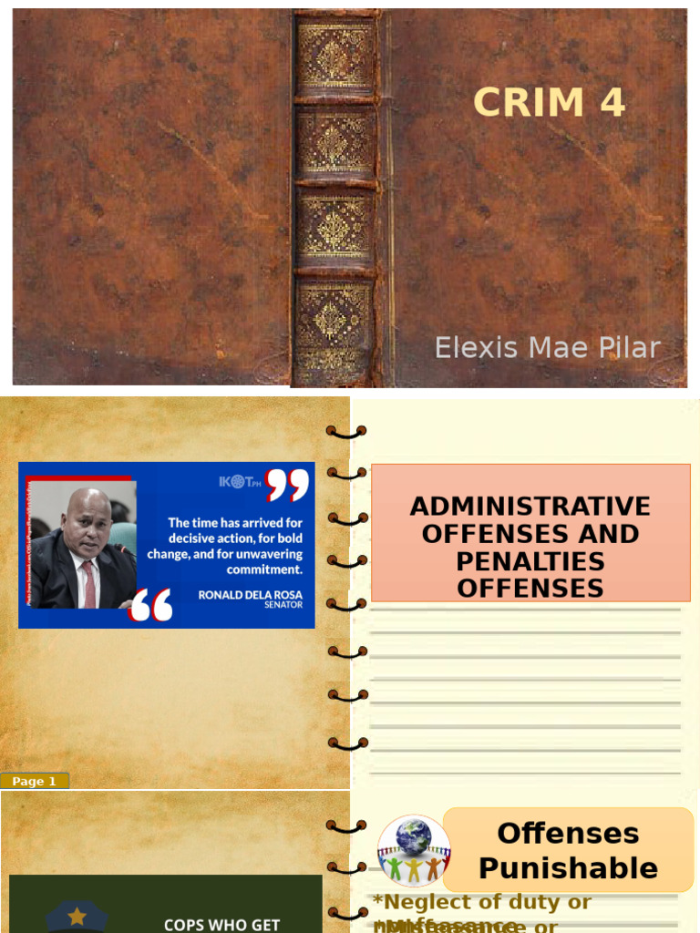Administrative Offenses | PDF