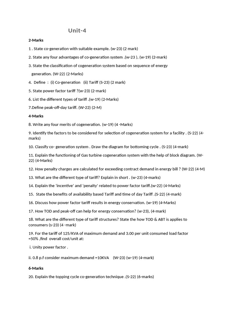 ECA Unit - 4 Questions | PDF | Technology & Engineering