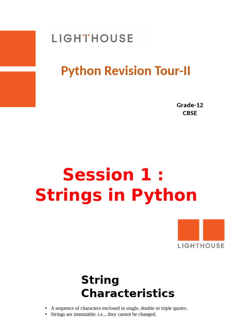 Python String Slicing and Operators | PDF | String (Computer Science) | Letter Case