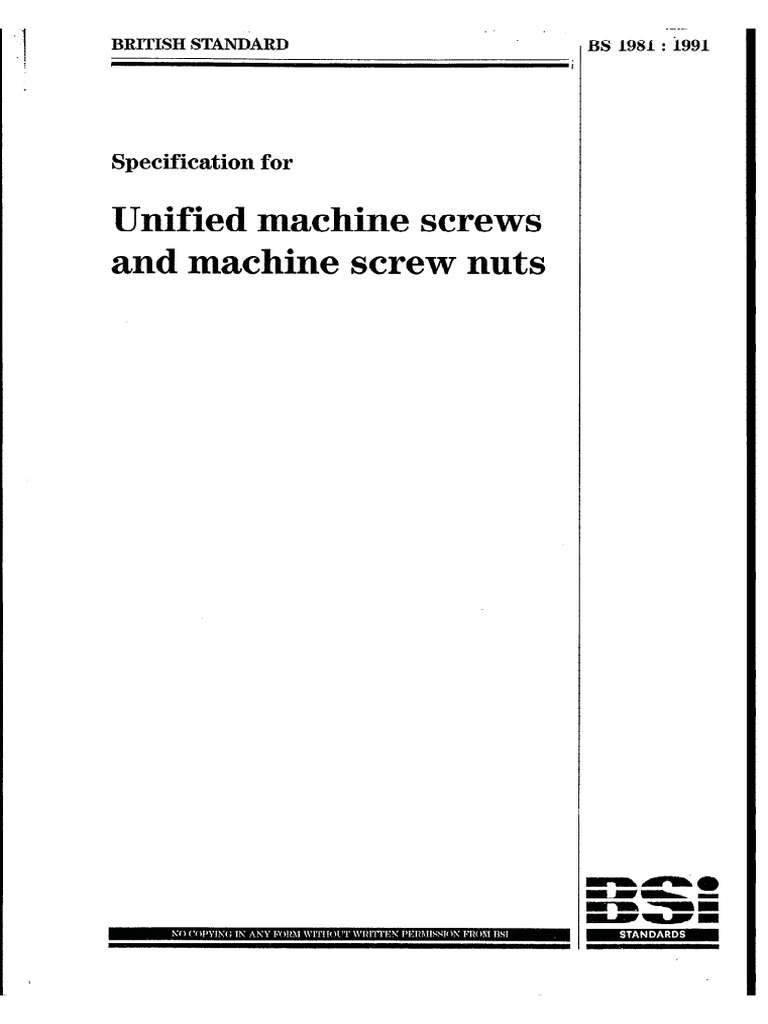 BS1981 1991 | PDF