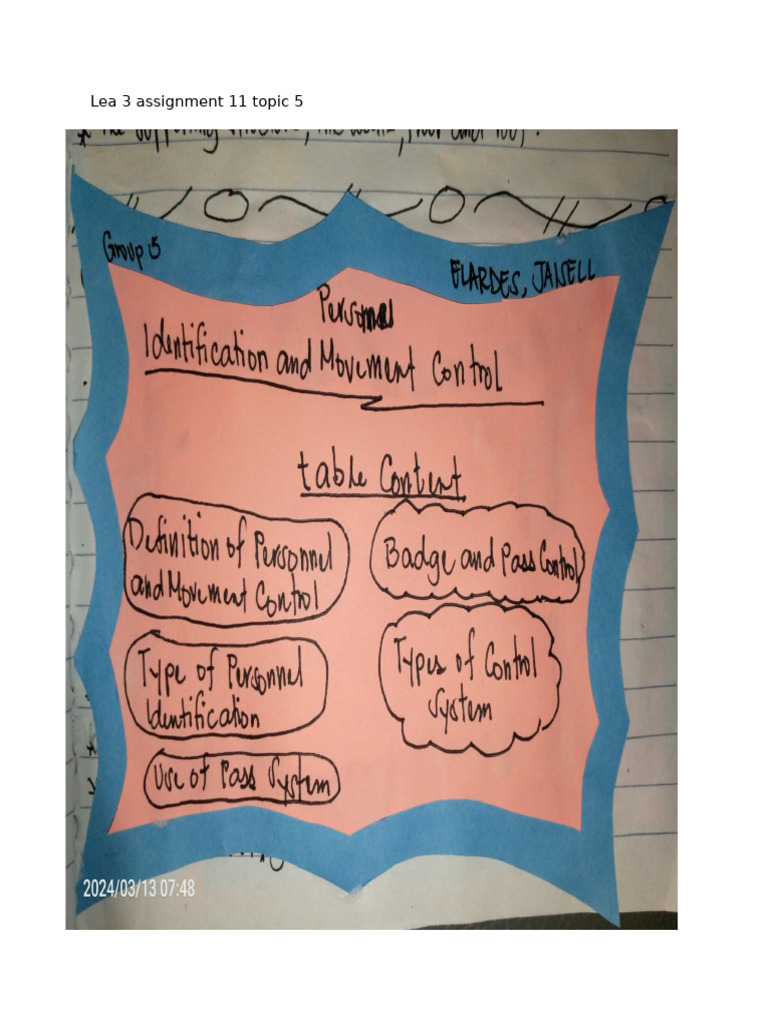 Lea 3 Assignment 11 Topic 5 | PDF