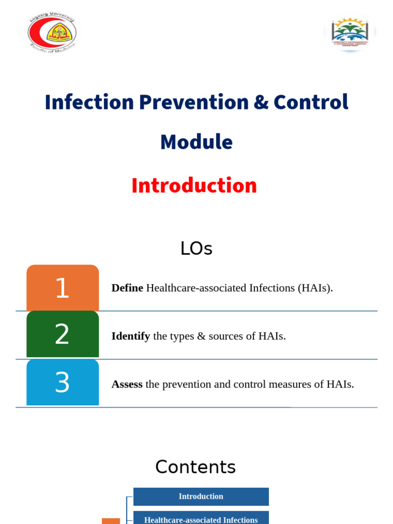 Infection Control Module Lecture | PDF