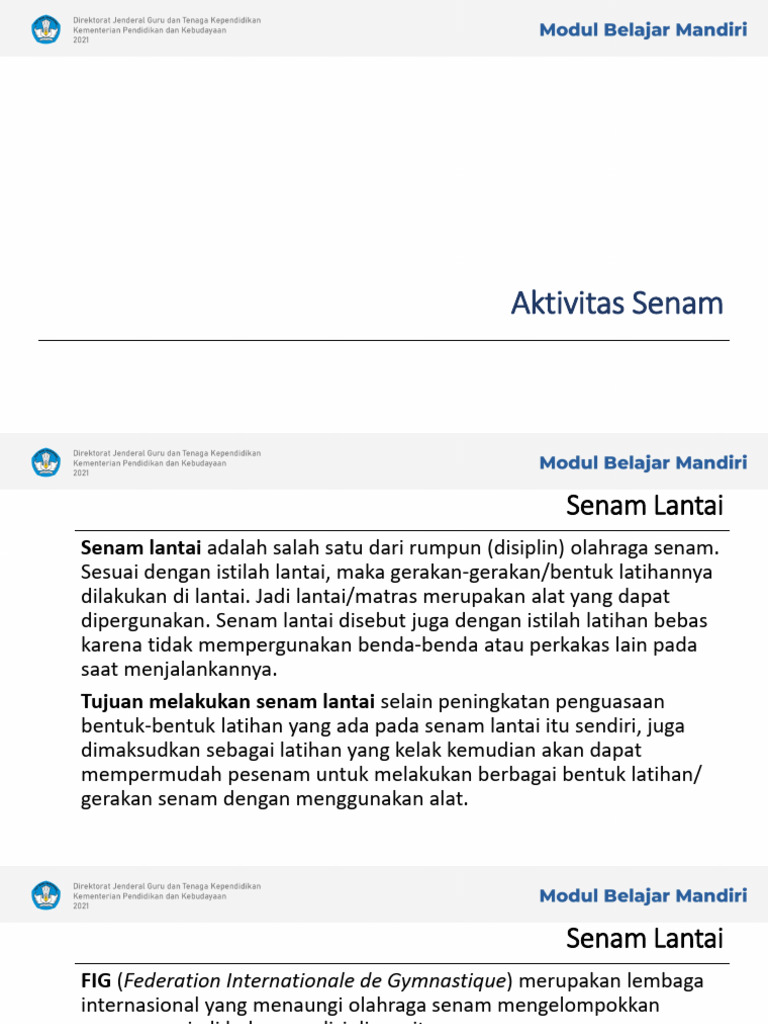 PowerPoint Presentation SENAM LANTAI | PDF