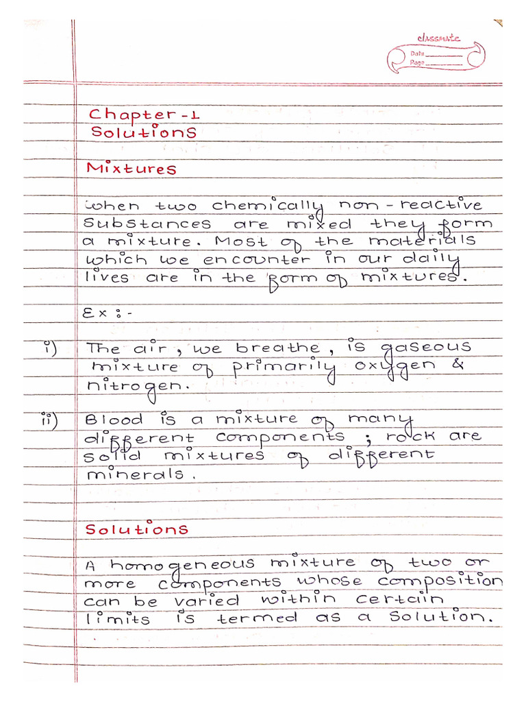 Chapter 1 SOLUTIONS | PDF