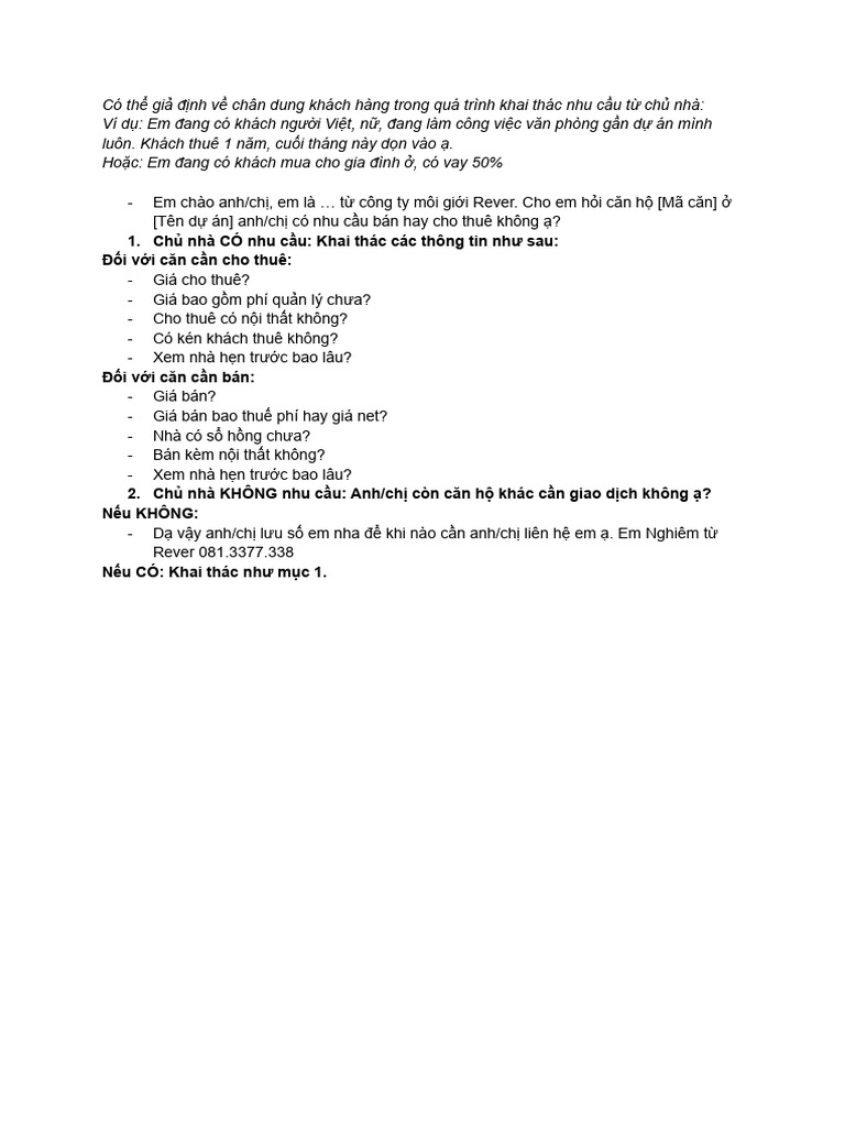 Telesales Script | PDF