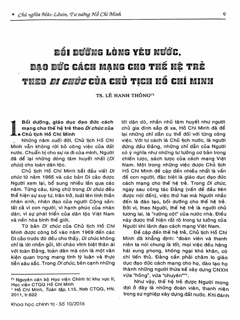 24.KHCT-Le Hanh Thong-2016 | PDF