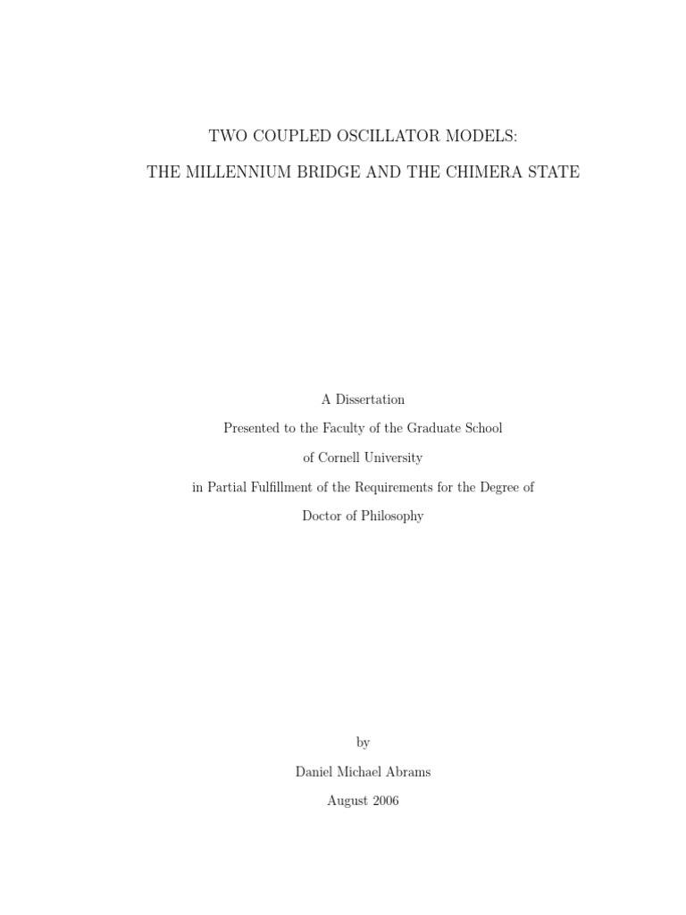 Abrams Daniel Michael Dissertation | PDF