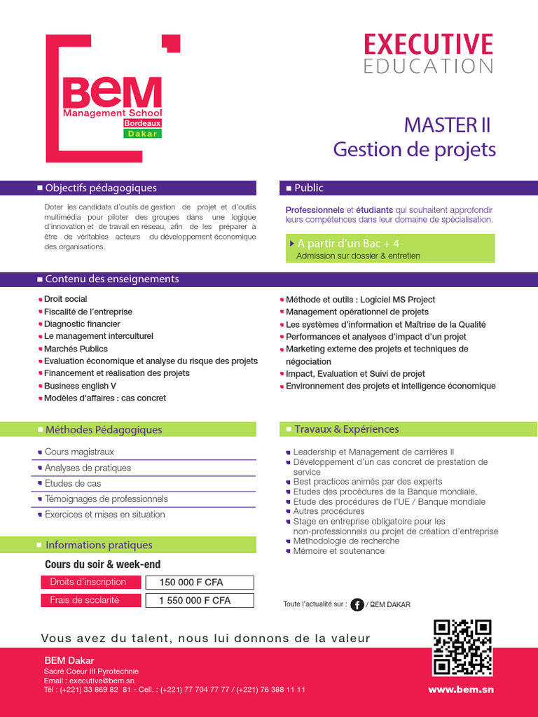 M2 Gestion Projets | PDF M2 Gestion Projets | PDF