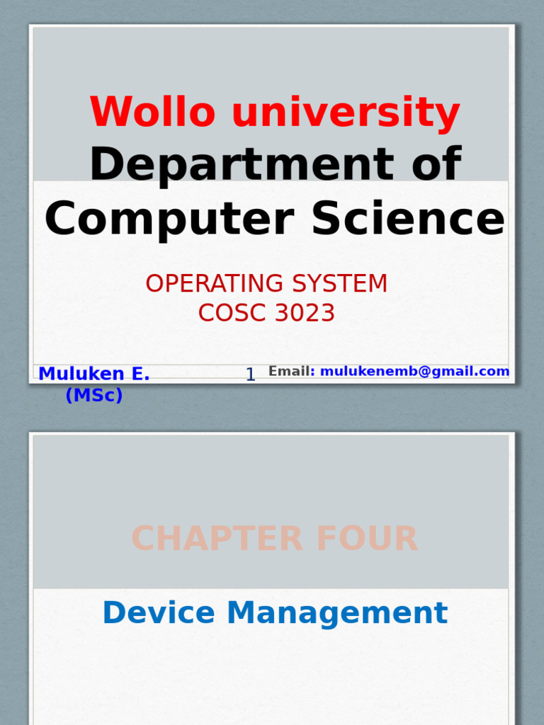 Chapter 4 Device Management | PDF