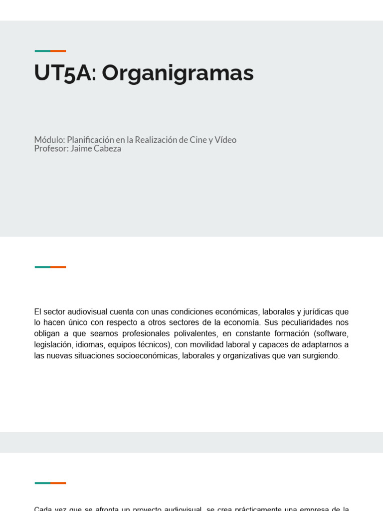 UT5A - Organigramas | PDF