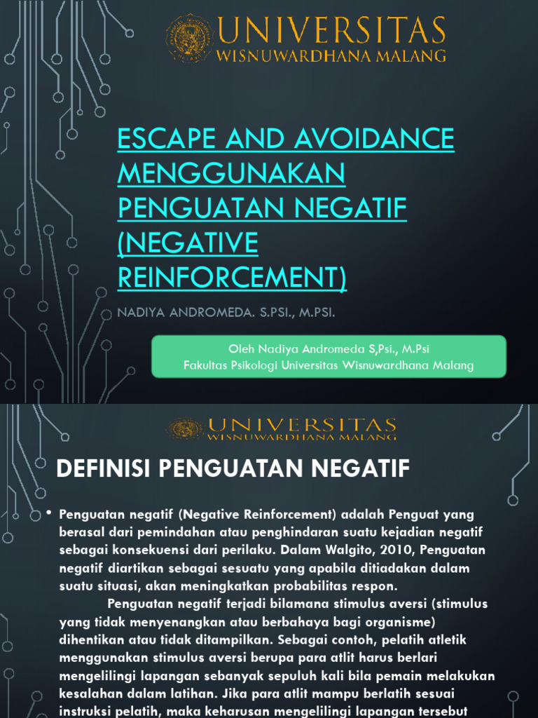 Escaping Avoidance Dan Shaping Upload Spada | PDF