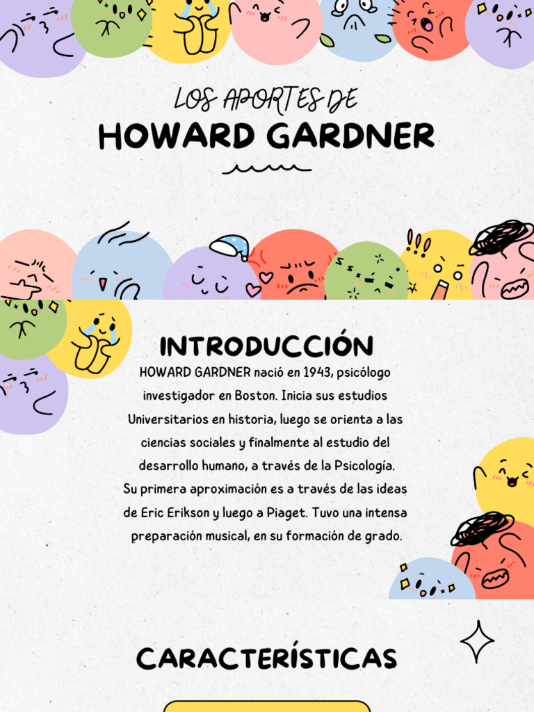 Aportes de Howard Gardner en Educación | PDF | Sicología | Ciencia y ...