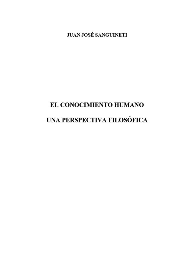 El Conocimiento Humano 8482399527 - Compress | PDF