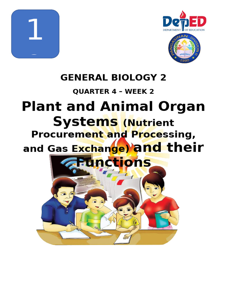 Biology2_Quarter_4_Module_2_Plant_and_Animal_Organ_System_and_their ...