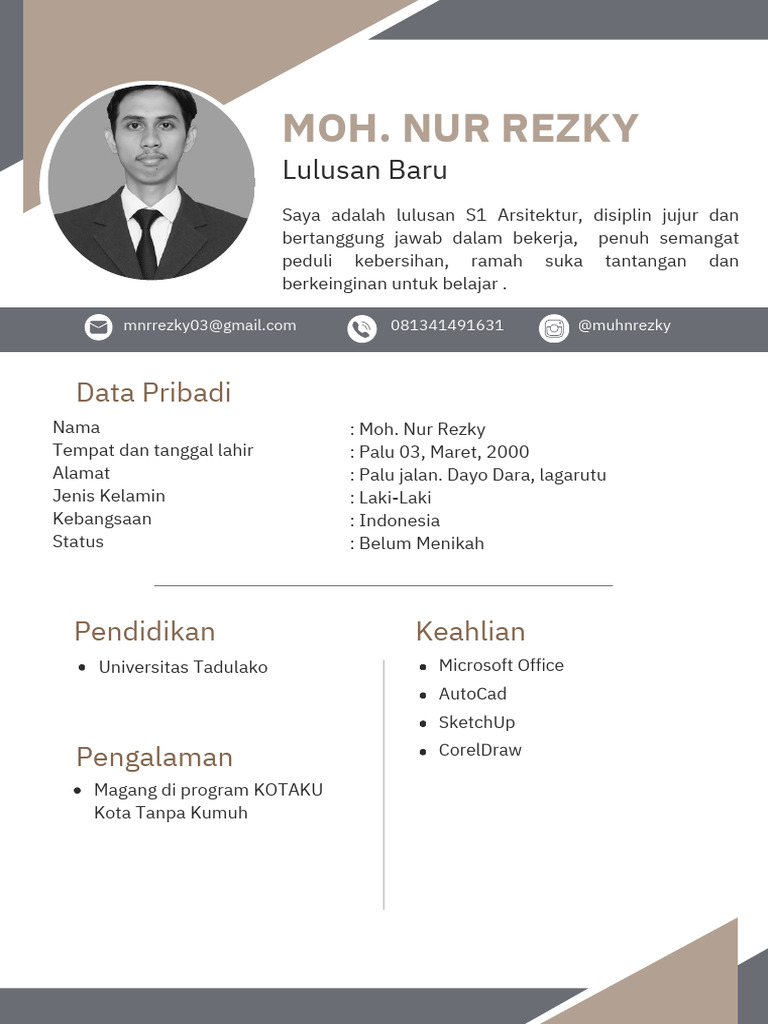 Cv. Moh. Nur Rezky | PDF