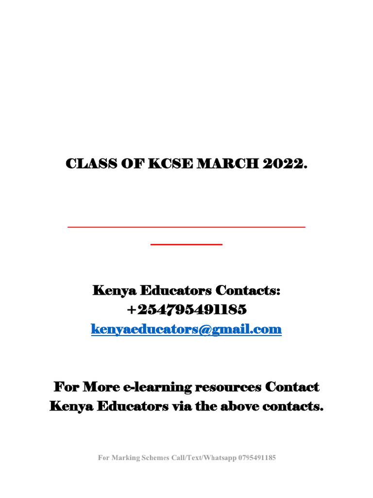 F4 Agric Term 2 Opener Exam | PDF