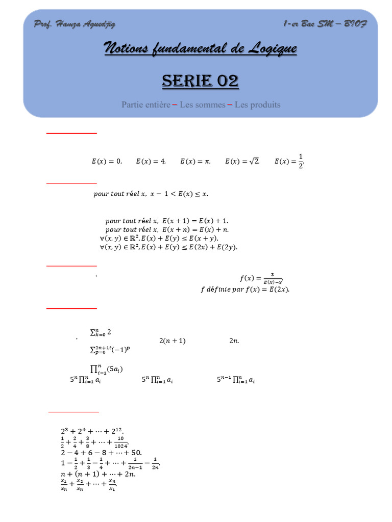 Serie 2 | PDF