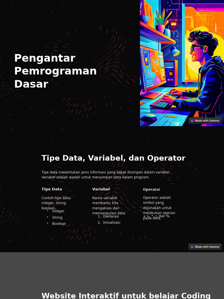 Pengantar Pemrograman Dasar | PDF