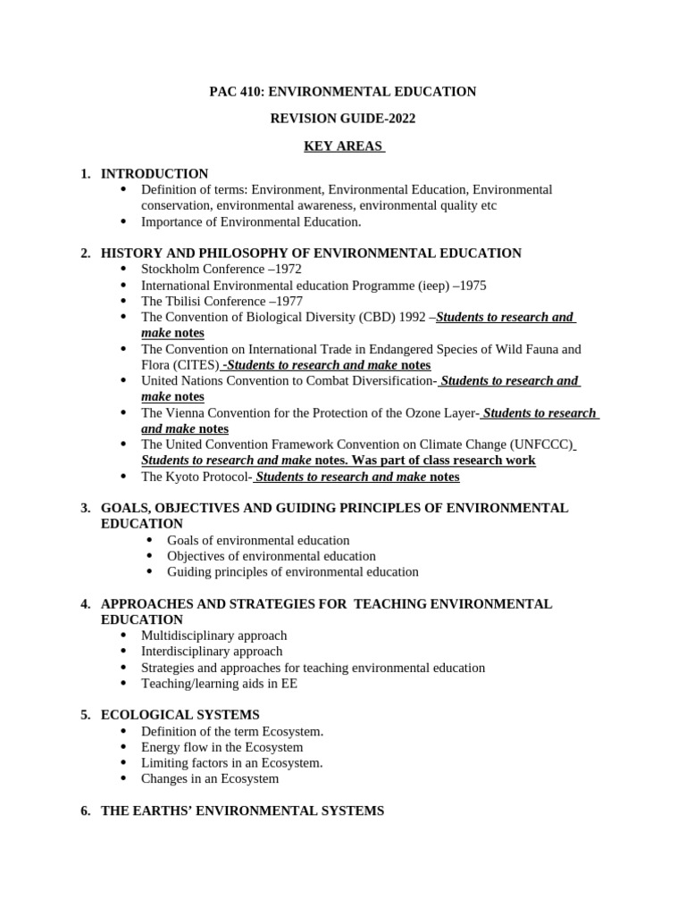 Pac 410 Revision Guide | PDF