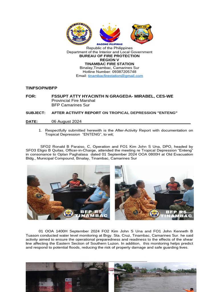 After Activity Report - TS Dante | PDF