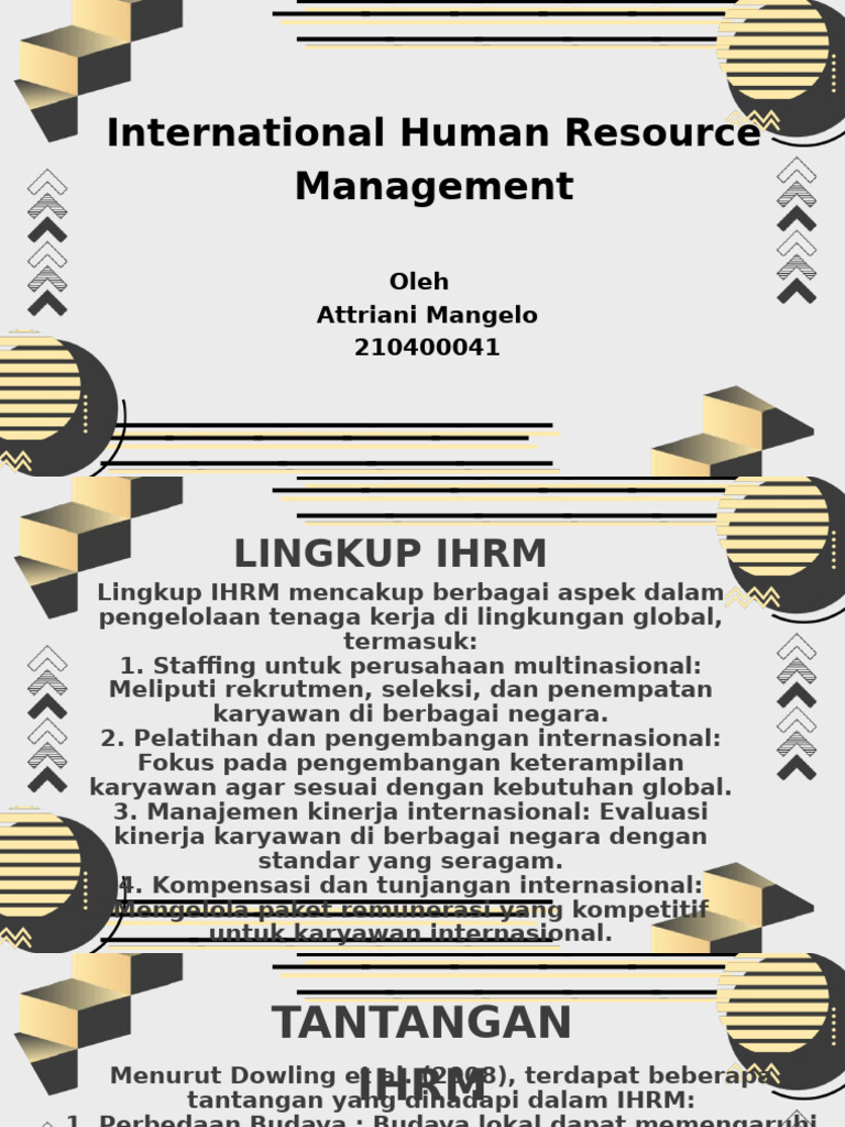 Tgs Individu MSDM Global Pertemuan 2 | PDF