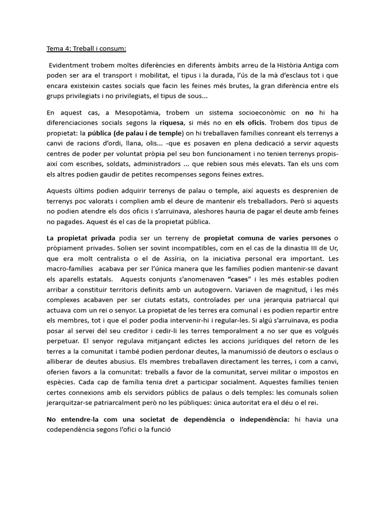 Historia Antiga Apunts | PDF