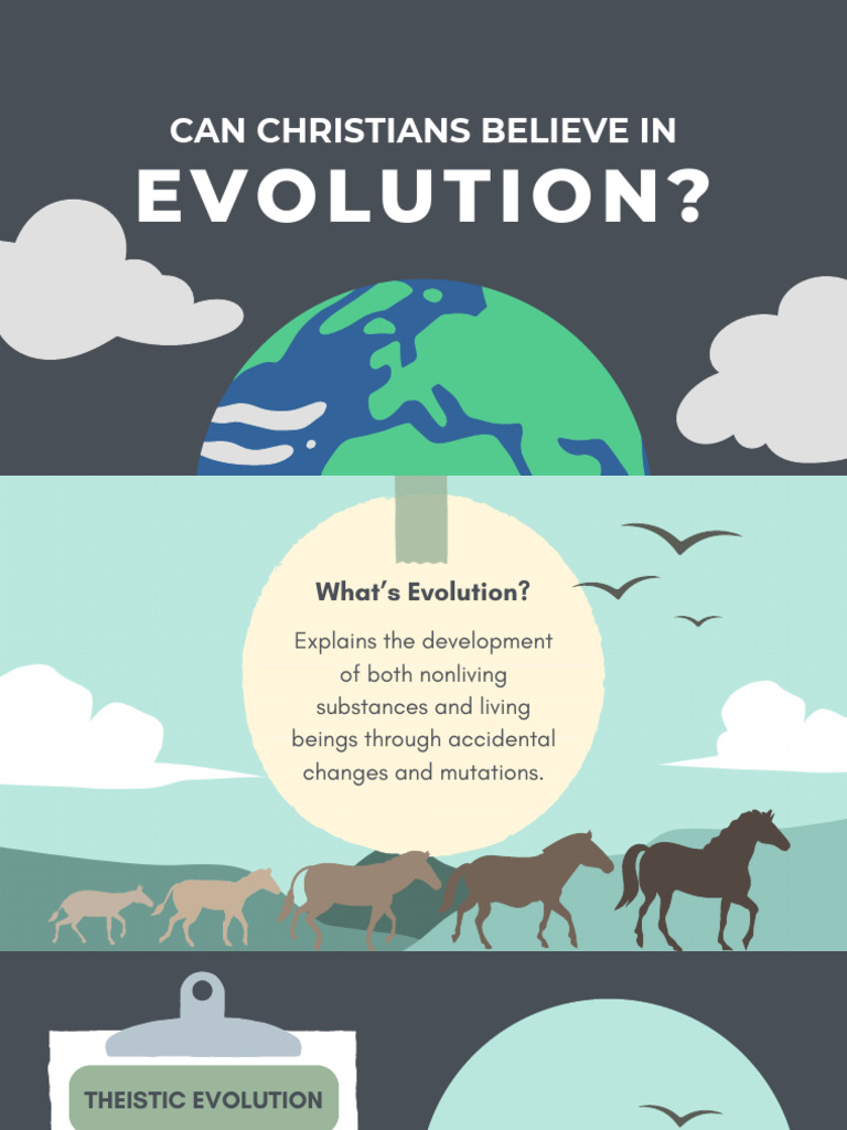 Can Christians Believe in EVOLUTION PDF | PDF