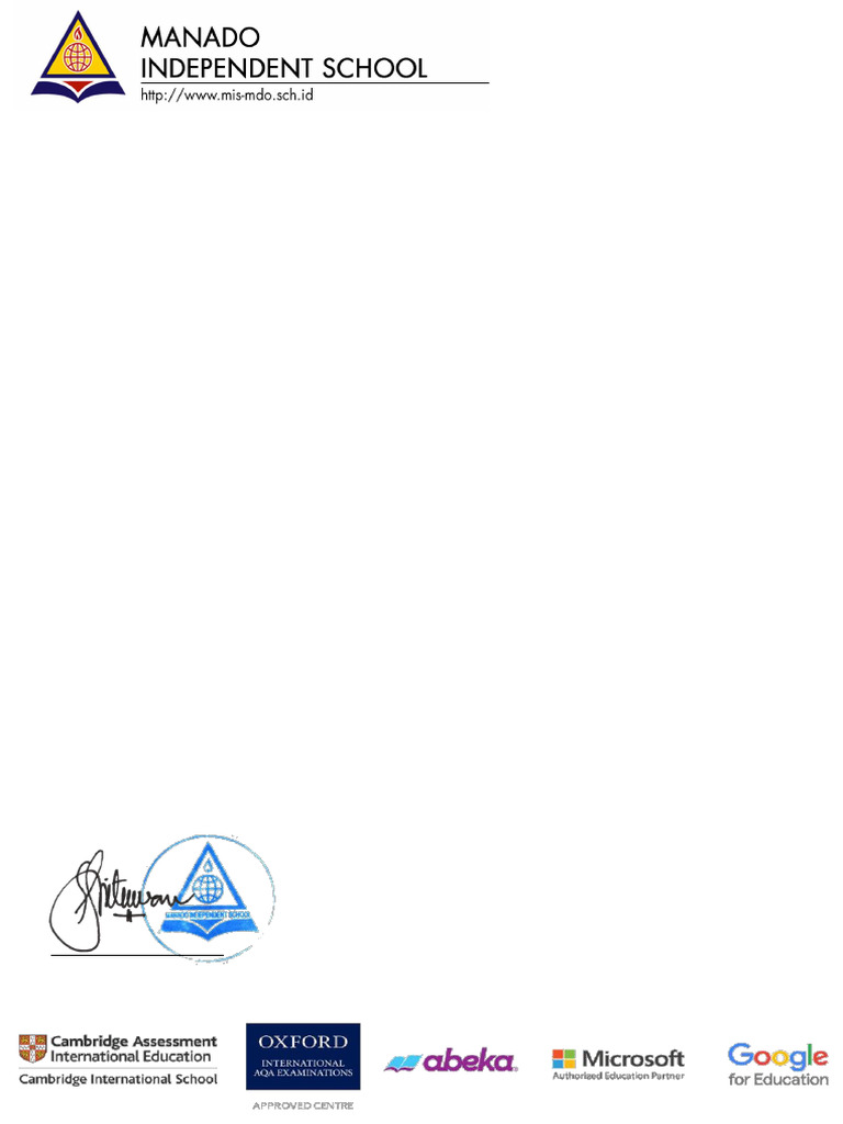 Grade 8 - Letter For The First Semester Midterm Examination | PDF