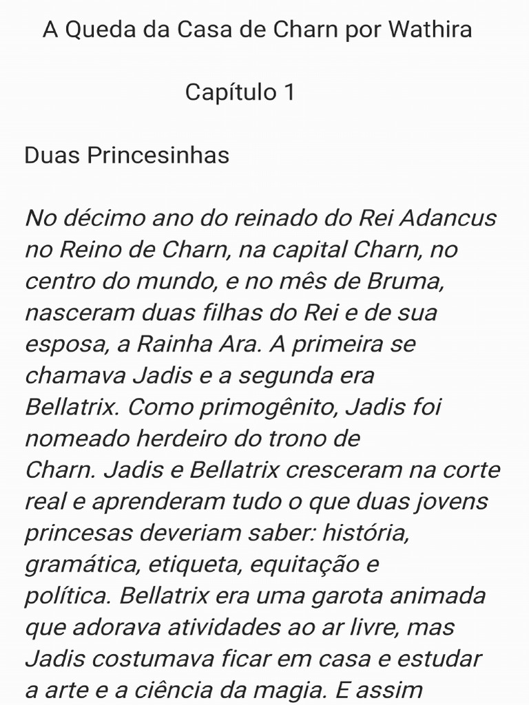 A Queda Da Casa de Charn | PDF