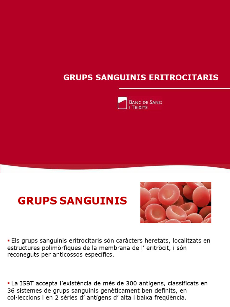 Grups Sanguinis | PDF