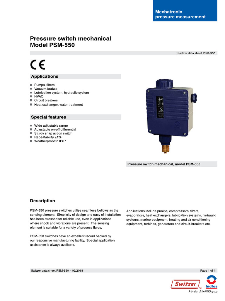 indfos-rt-pressure-switch | PDF