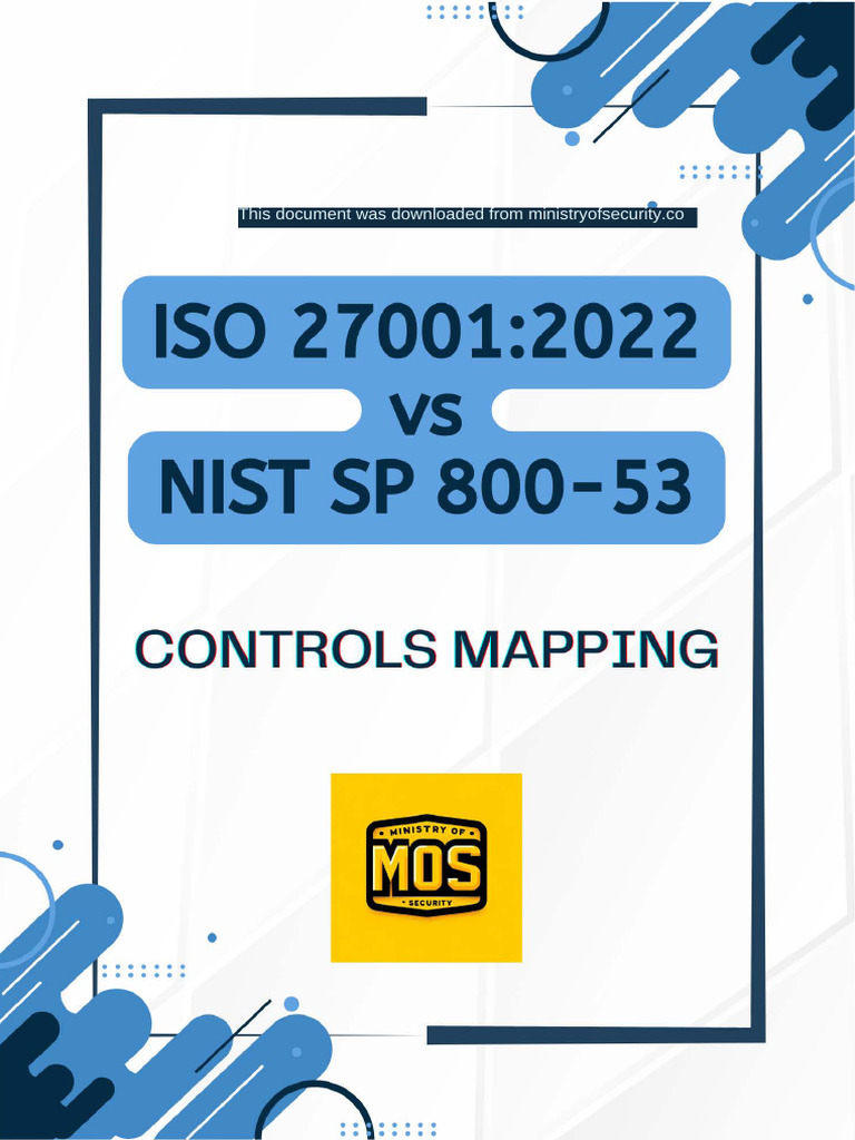 Map Iso 27001-2022 - Nist 800-53 | PDF