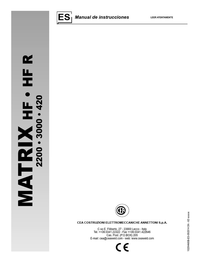 Matrix 2200-3000-420 HF | PDF