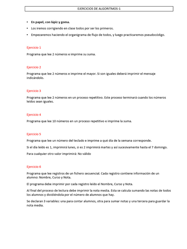 Ej1.1 Algoritmos 1 | PDF