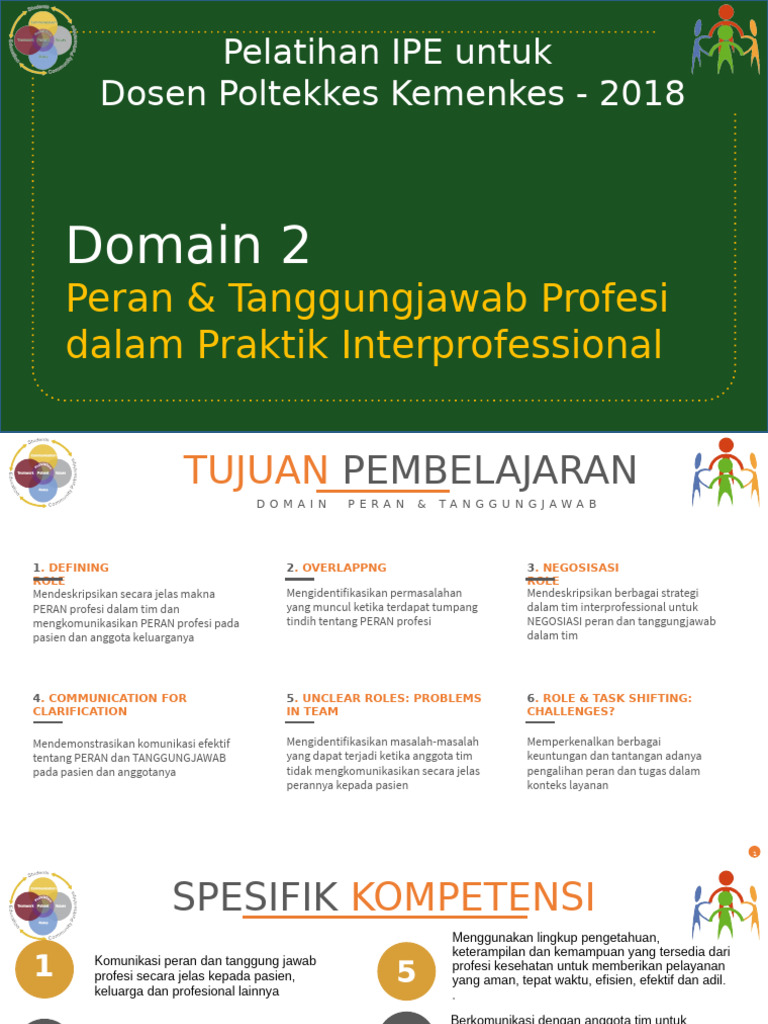 Pelatihan IPE - (Role Profesi) | PDF