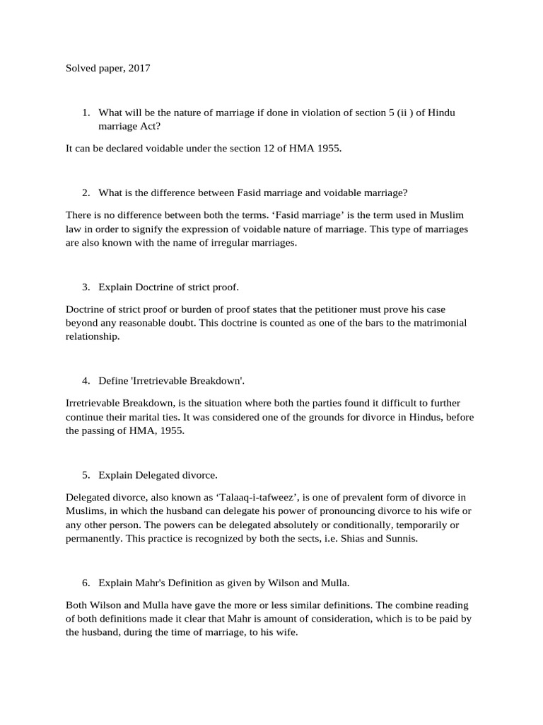 Solved Paper, 2017 | PDF
