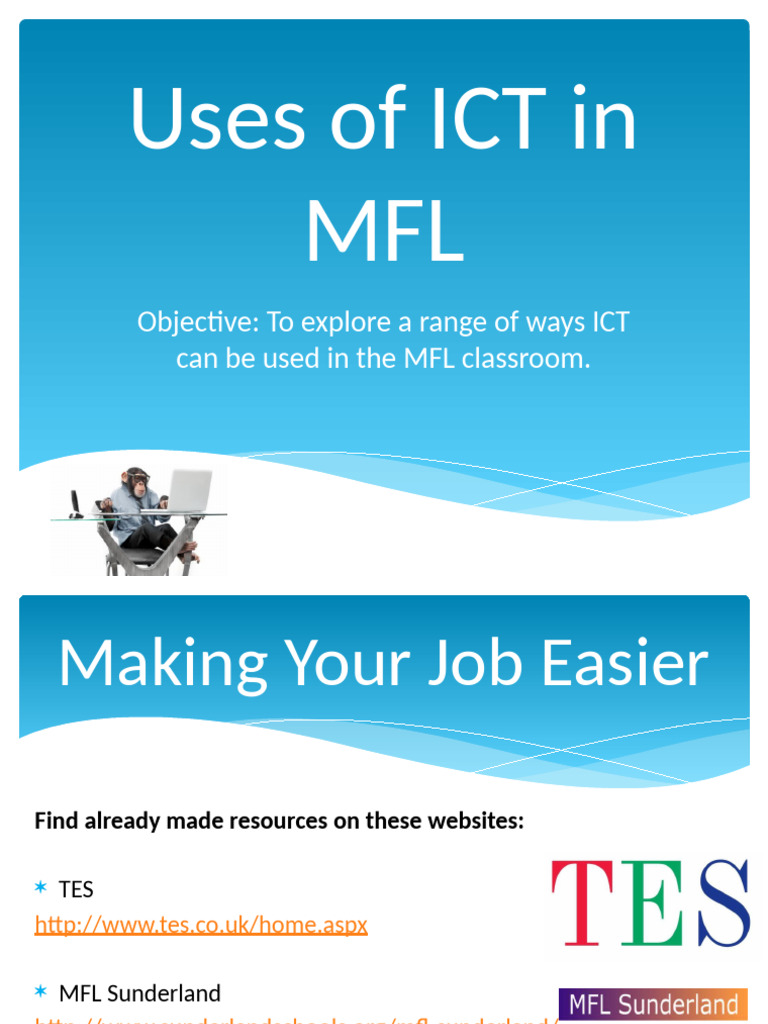 Uses of ICT in MFL | PDF