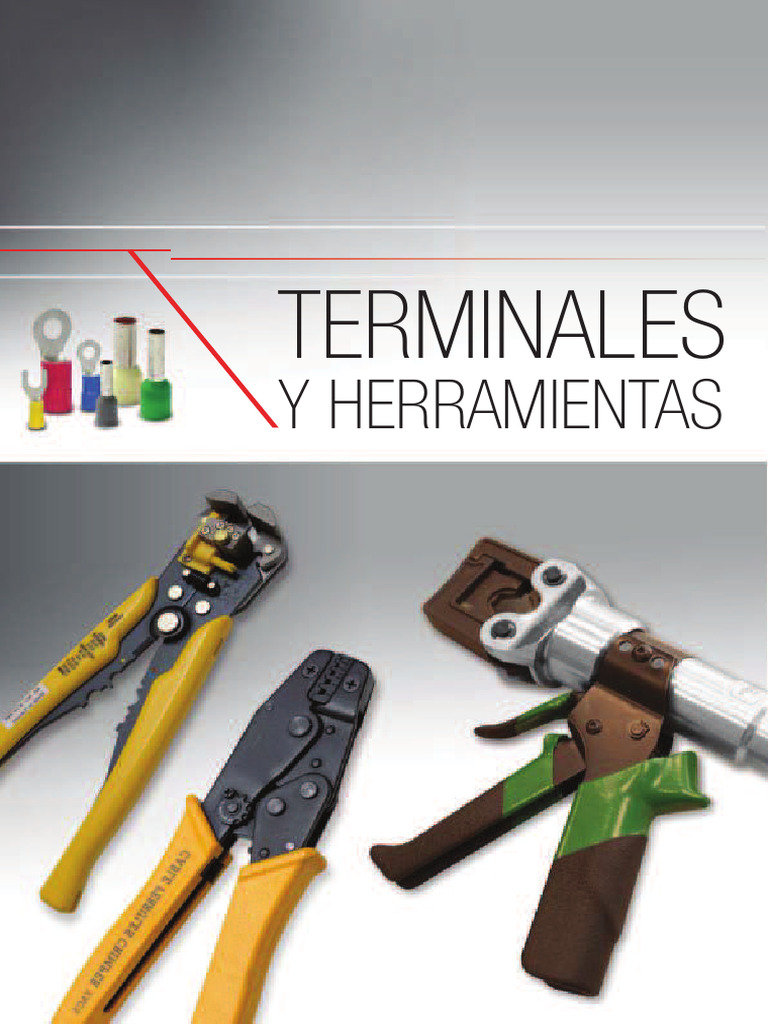 Catálogo Conéctica - Terminales y Herramientas | PDF