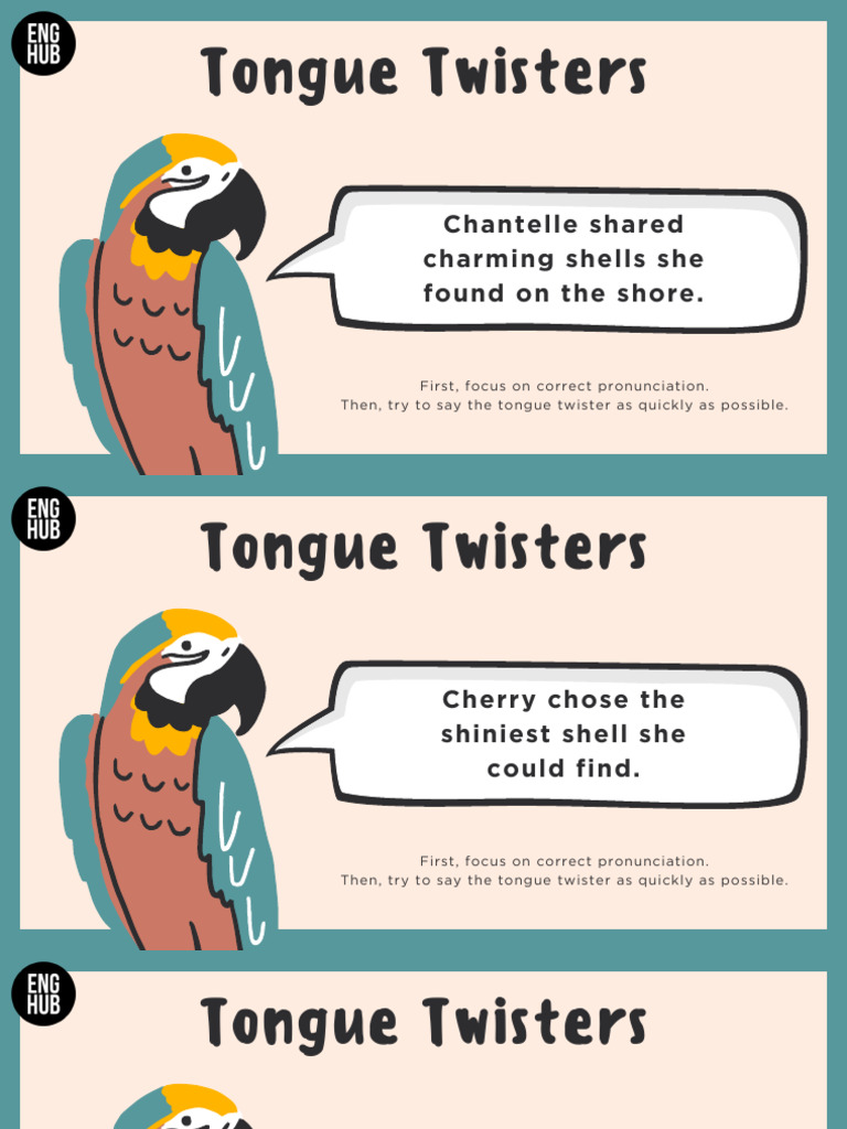 A2-B2 Tongue Twisters CH SH | PDF