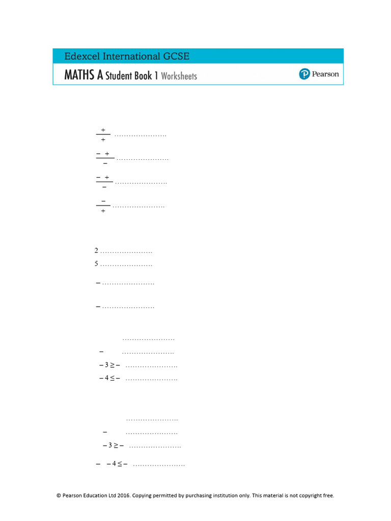 IG MathsA WS Graphs 5 | PDF